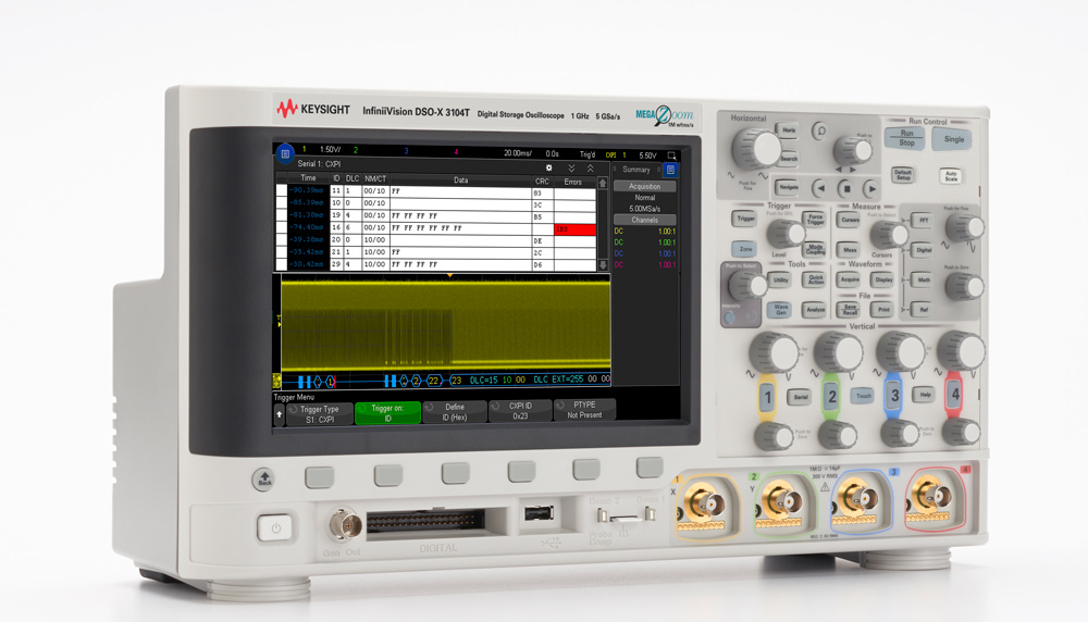 Automobile : les oscilloscopes de Keysight déboguent le bus CXPI ...