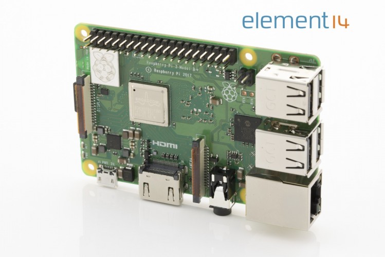 La nouvelle Raspberry Pi 3 Modèle B+ lorgne avec insistance vers le ...