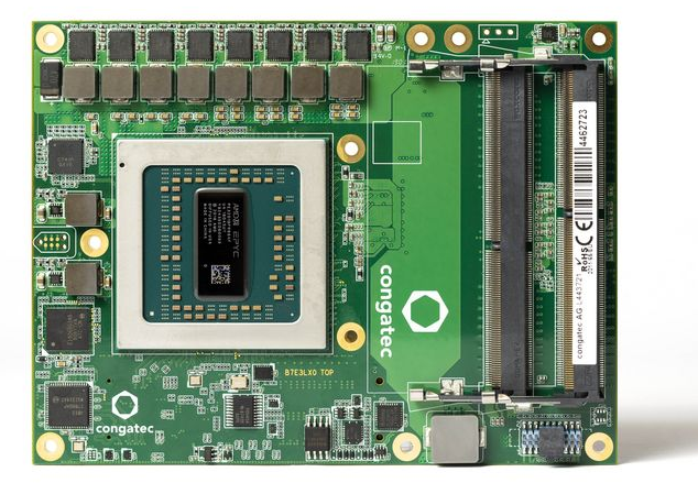 Serveur embarqué : Congatec installe un processeur Epyc Embedded 3000 d ...