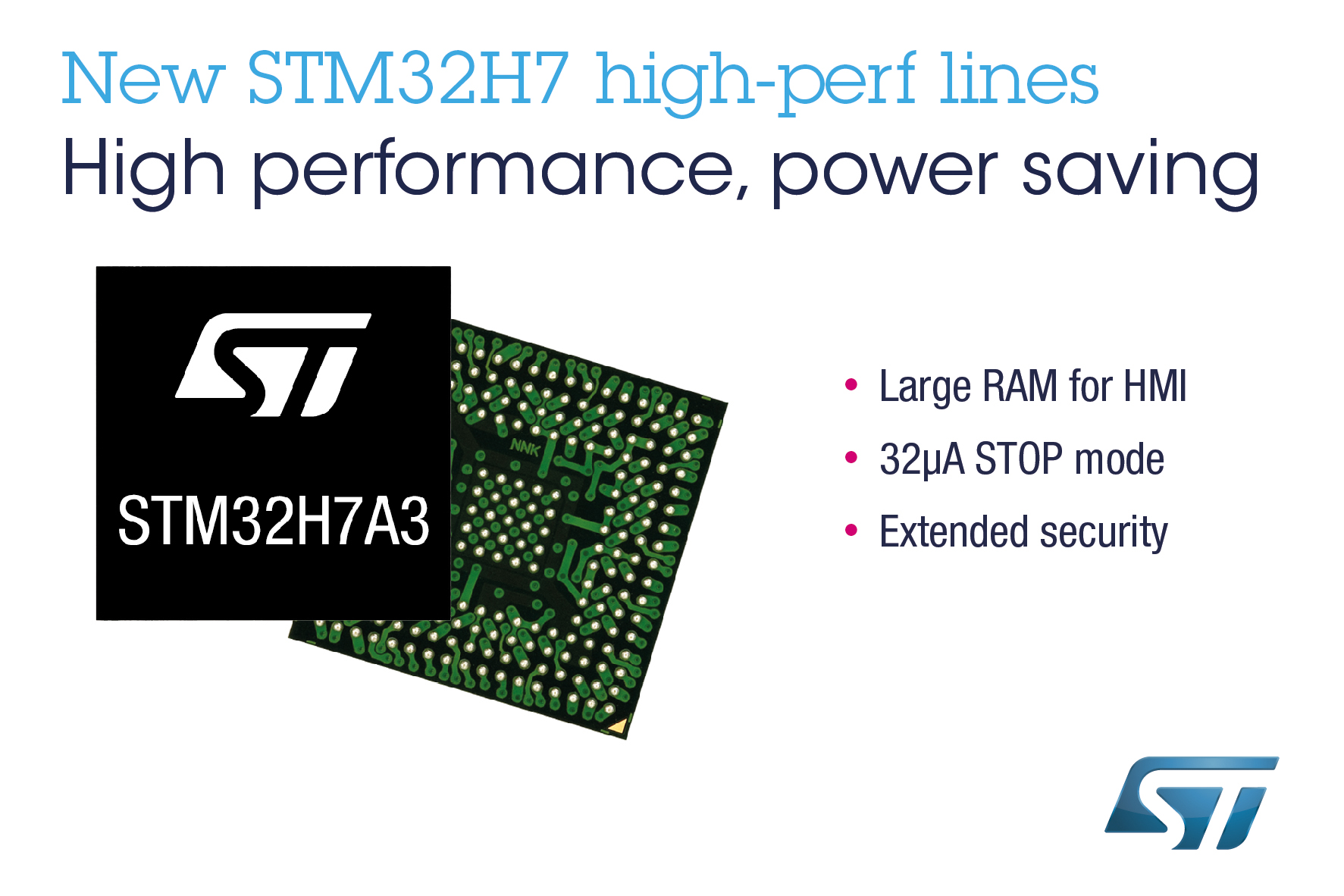STMicroelectronics dope sa gamme de microcontrôleurs STM32 à cœur ...