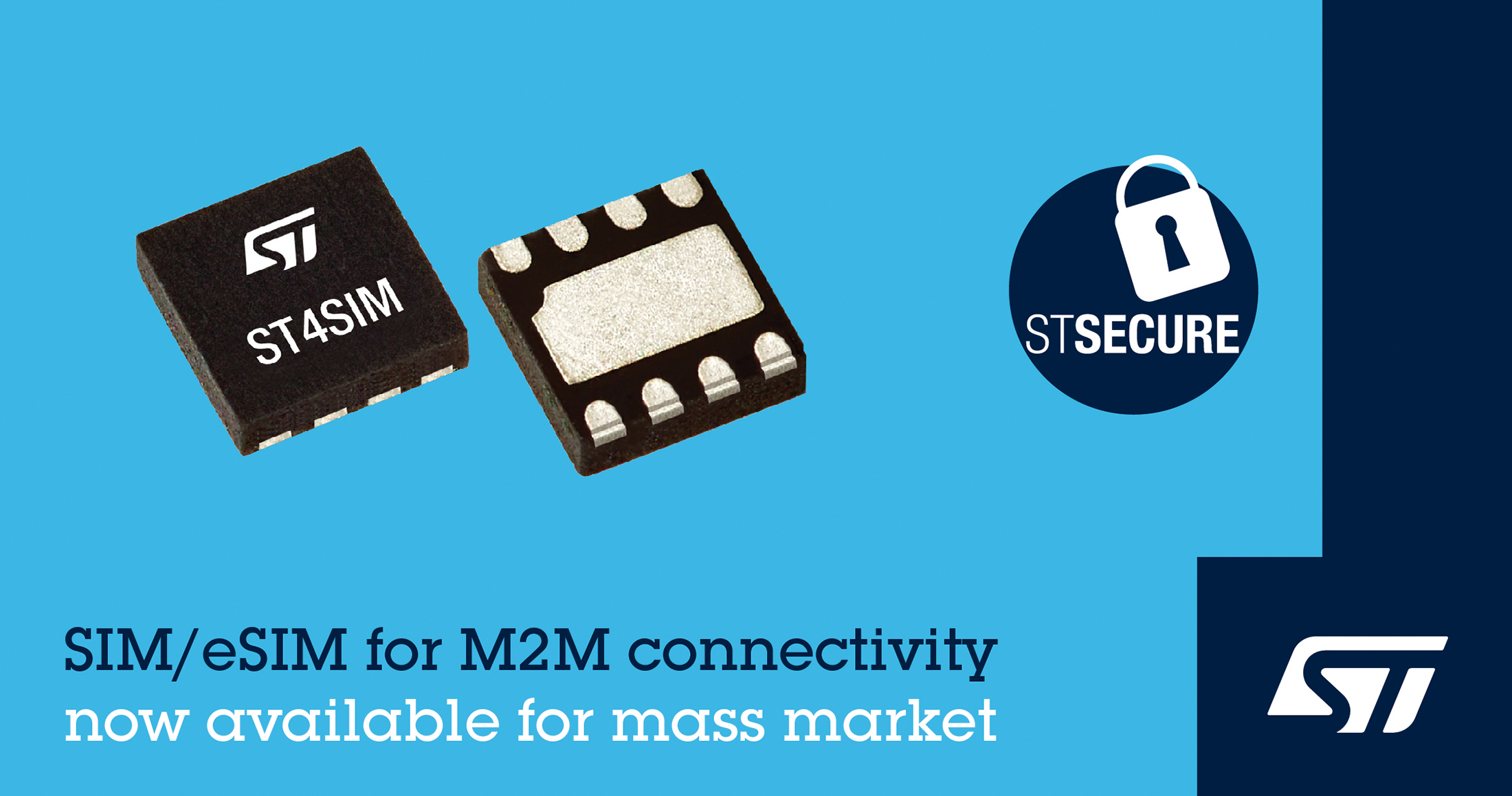 Les puces eSIM compatibles GSMA pour applications M2M de ST sont ...