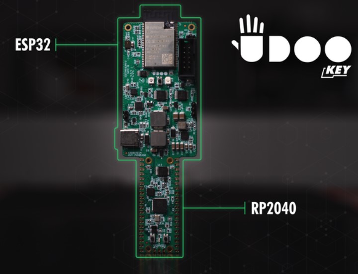 Le processeur ESP32 et le microcontrôleur Raspberry Pi réunis sur une ...